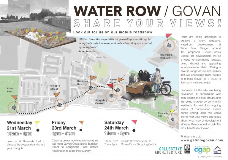 Water Row Roadshow 21, 23 & 24 March | Get Into Govan